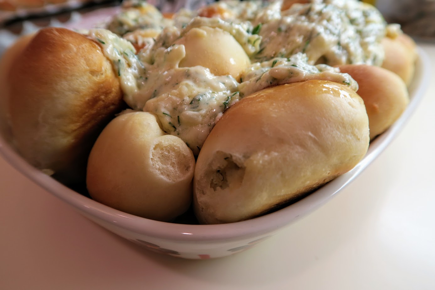 Instant Pot bread dough for pyrizhky – baked pyrohy – Instant Ukrainian